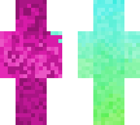 Gradient purple to green/blue | Minecraft Skin