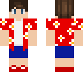Me in a hawaiian shirt | Minecraft Skin