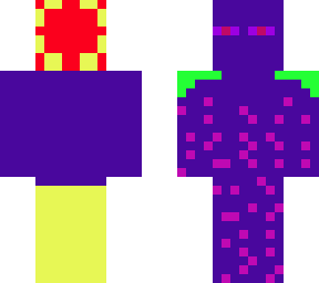 Neon Enderman | Minecraft Skin