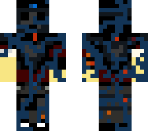 Nether Outfit V3 W | Minecraft Skin