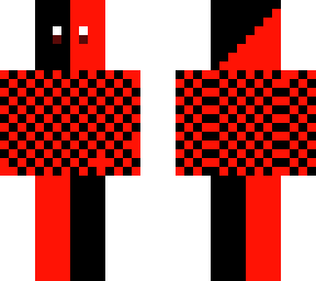Schwarz und Rot | Minecraft Skin