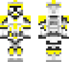Yellow Clone Commander | Minecraft Skin