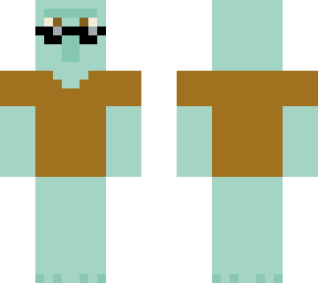 drip squidward | Minecraft Skin