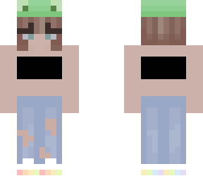 frog hat girl | Minecraft Skin