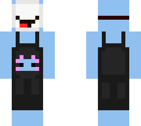 masked axolotl | Minecraft Skin