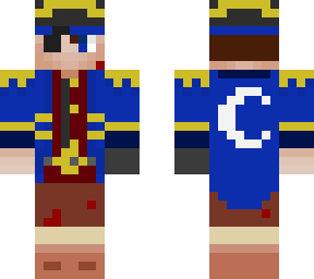 Blue Pirate Kephix | Minecraft Skin