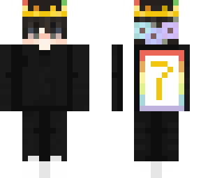 Gender Neutral Rainbow Skin | Minecraft Skin