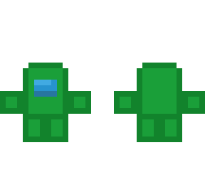Green crewmate | Minecraft Skin