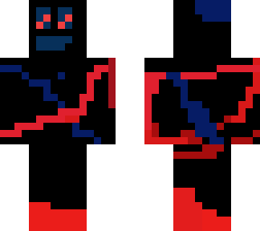 ice fire man | Minecraft Skin