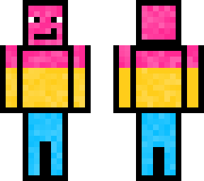 Pan flag | Minecraft Skin