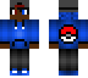 black pokemon trainer | Minecraft Skins
