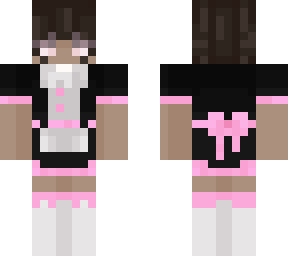 chiro in a maid outfit | Minecraft Skin