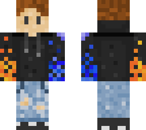 Fire Hoodie | Minecraft Skin