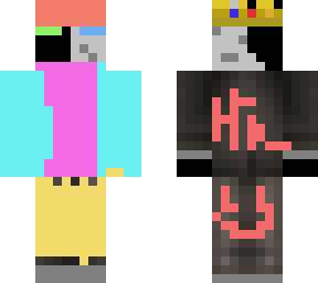 Rainbow boo | Minecraft Skin