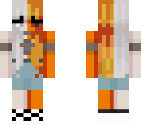 Blaze girl (summer | Minecraft Skin