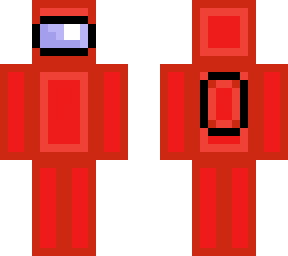 red crewmate | Minecraft Skin