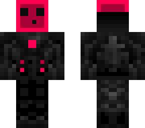 Red Slime Cyborg | Minecraft Skin