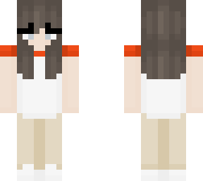 tommy innit girl with short brown hair | Minecraft Skin