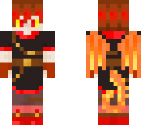 Fire Dragon | Minecraft Skin