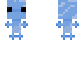 Blue Axolotl | Minecraft Skin