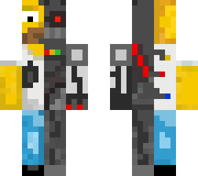 Cyborg-Homer | Minecraft Skin