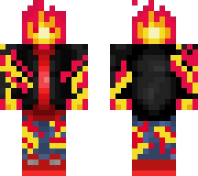 fire | Minecraft Skin