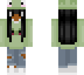 frog girl | Minecraft Skin
