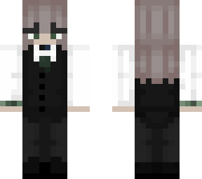 Girl In suit | Minecraft Skin