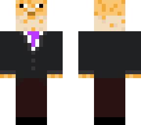 Pufferfish in a suit | Minecraft Skin