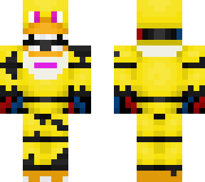 Withered Chica | Minecraft Skin