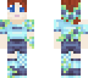 aqua skin | Minecraft Skin