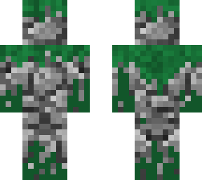 Cobblestone With Moss Skin Minecraft Skins