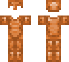 Copper armor | Minecraft Skin