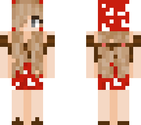 Cute Mushroom Girl | Minecraft Skin