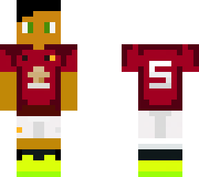 First creations of soccer skin | Minecraft Skin