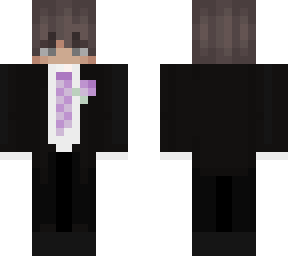 Suit Purple Wedding Boy Guy Tux Minecraft Skins