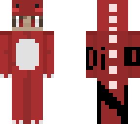Red Dinosaur | Minecraft Skins