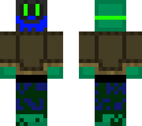 traveler rpg rpg blue green grey black armor weird brown mc minecraft ...