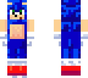 bedrock sonic | Minecraft Skins