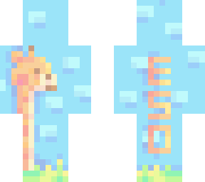 Deformed Giraffe Minecraft Skins