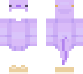 Blue Axolotl Outfit base Classic | Minecraft Skin