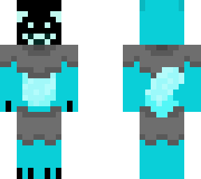 blue protogen | Minecraft Skin
