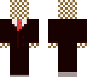 Chess board in a suit | Minecraft Skin