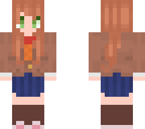 Monika Doki Doki Minecraft Skins