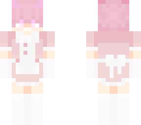 Pink male maid | Minecraft Skin