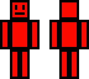 Red Stick man | Minecraft Skin
