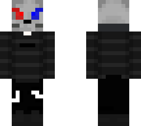 skeleton with glowing eyes | Minecraft Skin