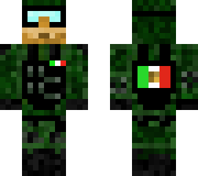 soldado mexicano | Minecraft Skins