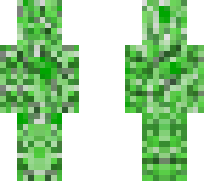Derpy Creeper Face On Top | Minecraft Skin