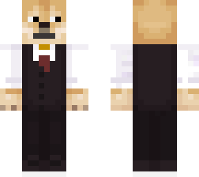 Doge In A Suit | Minecraft Skins